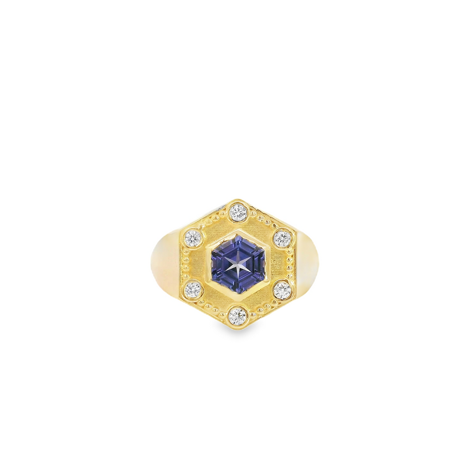 Shop Mermaid Tanzanite Gold Wedding Rings – Didi Rose Jewelry