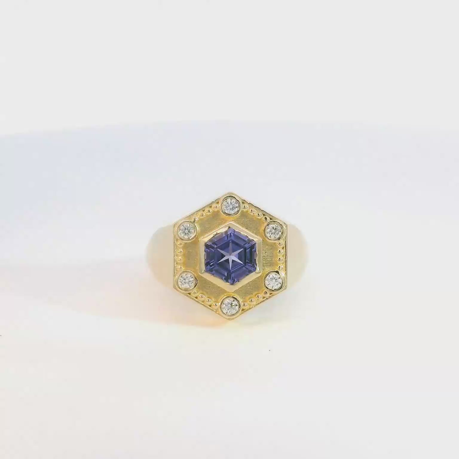Shop Mermaid Tanzanite Gold Wedding Rings – Didi Rose Jewelry